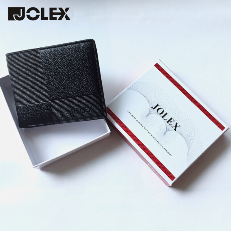 JOLEX Korean Fashion Men's Short Wallet PU Leather Bifold Wallet Cards Holder Wallet For Men ...