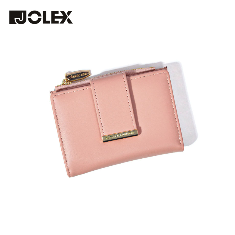 JOLEX New Clemence PU Leather Short Zipper Fashion Wallet For Woman No ...