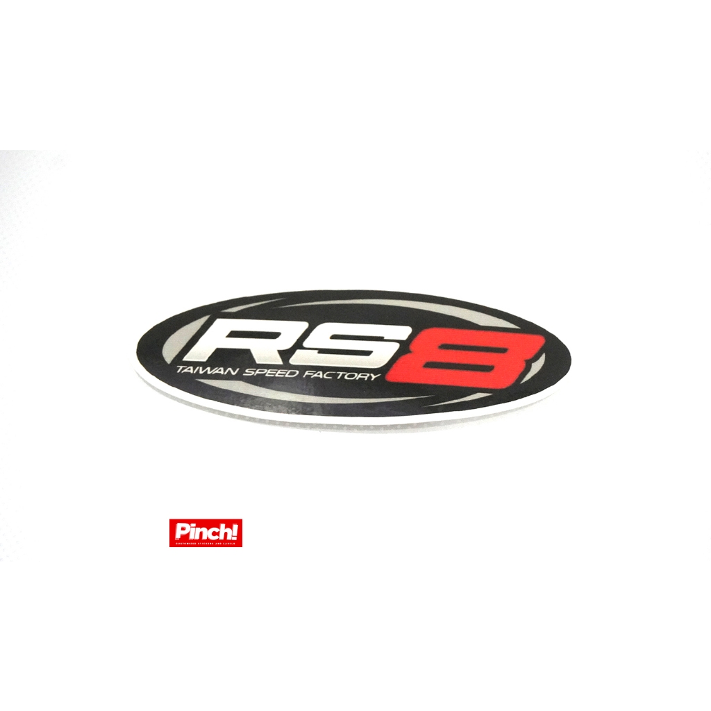 Pinch Motorcycle Sticker - RS8 Taiwan Speed Factory 4pcs | Shopee ...
