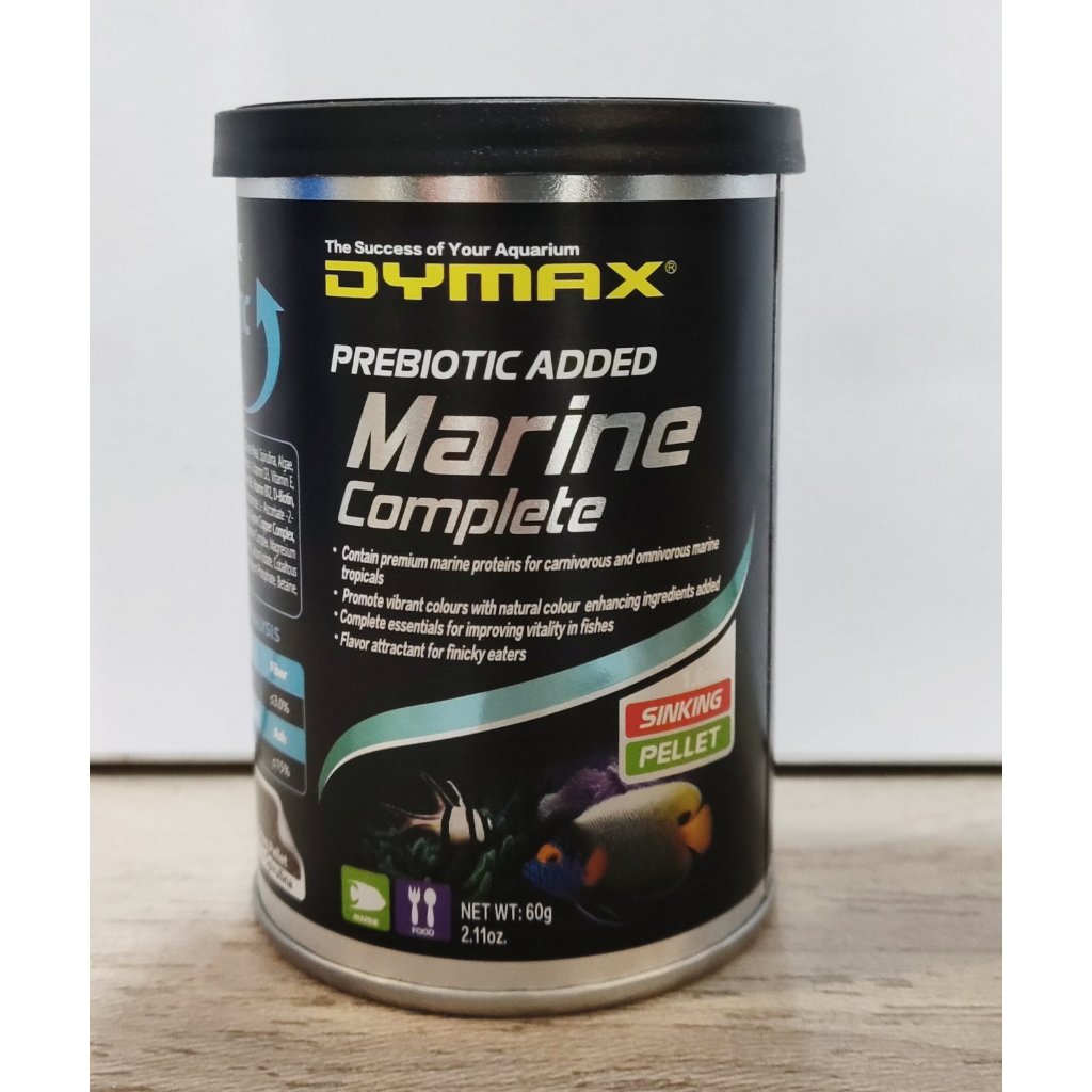 Dymax Marine Complete Sinking Pellet Saltwater Fish Food 60g / 160g ...