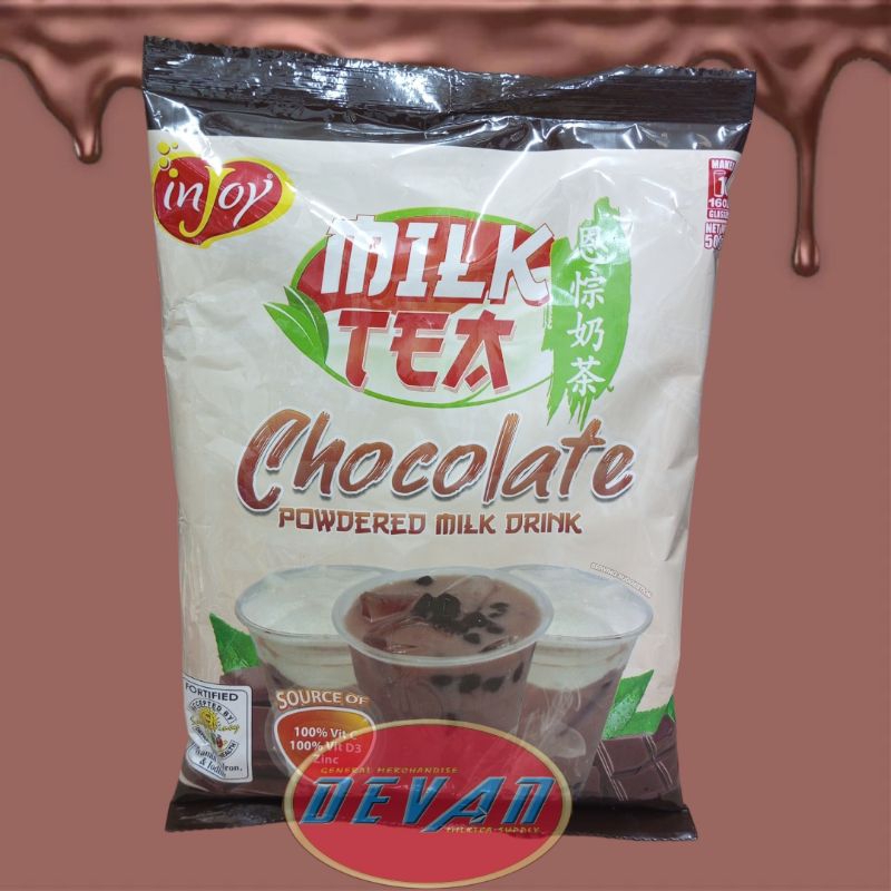 inJoy Chocolate Milk Tea 500g | Shopee Philippines