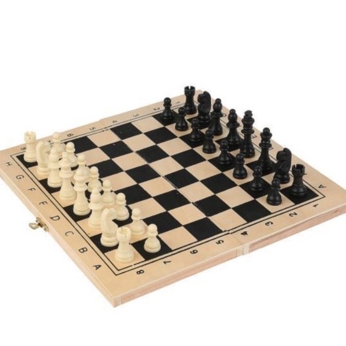 Wooden Folding Chess Set Game Board | Shopee Philippines