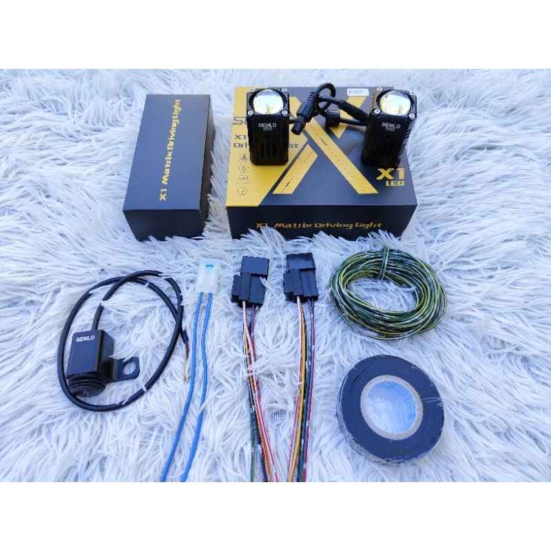 SENLO X1 PLUS V3 60 WATTS MINI DRIVING LIGHT SET(LESS NITTO TAPE OUT OF ...
