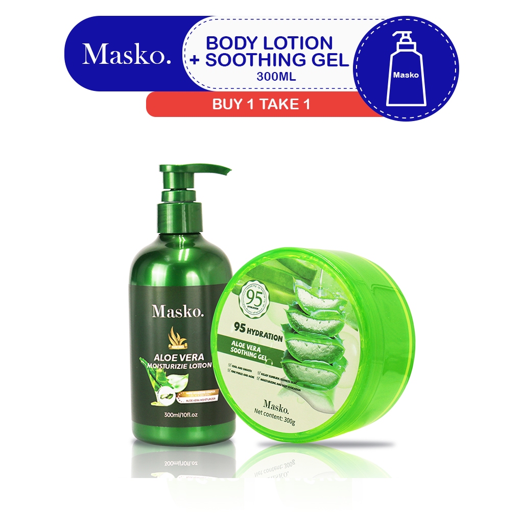 Buy 1 Take 1 Masko. Whitening Moisturizing Body Lotion and Aloe Vera ...