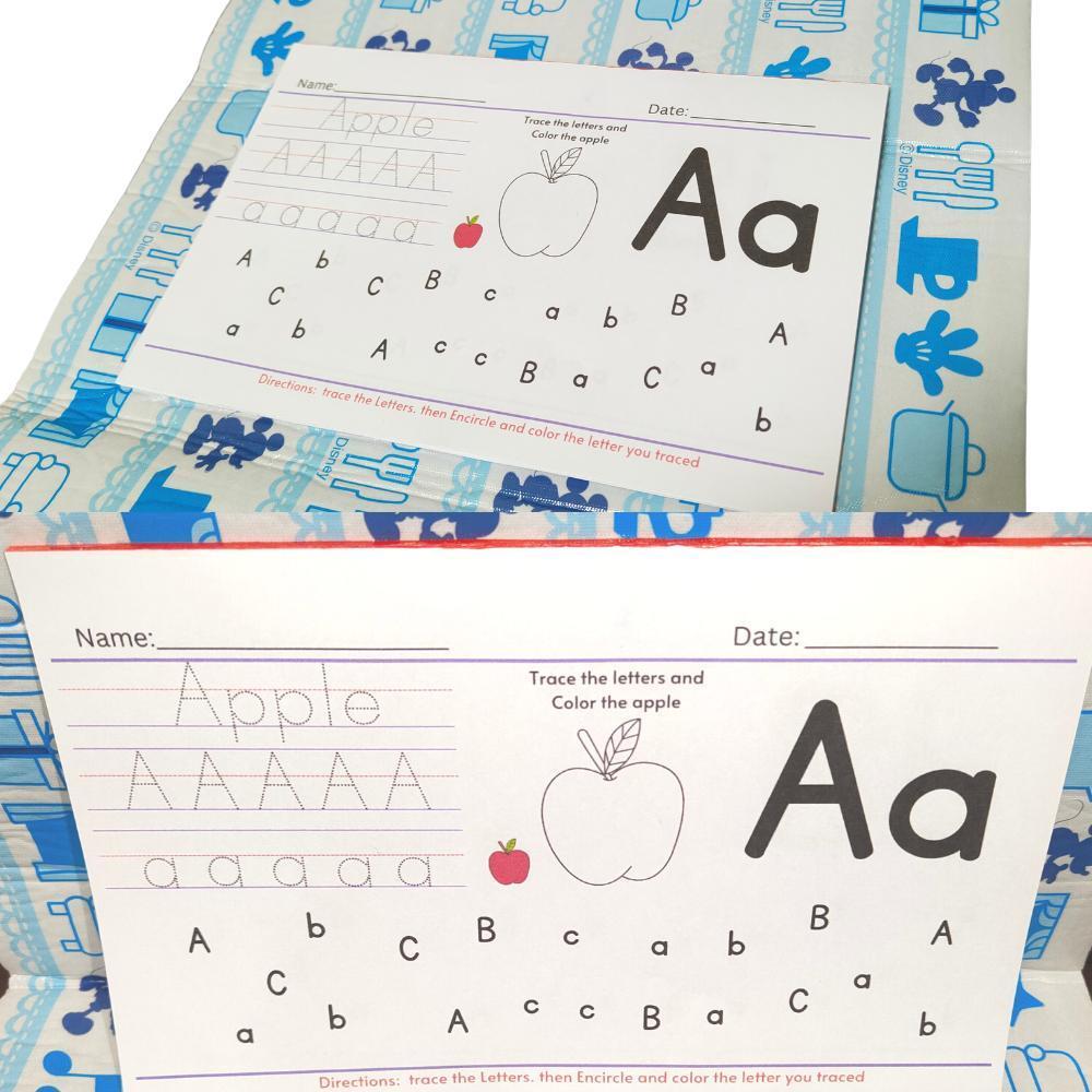 Alphabet Activity Pad Alphabet Tracing, Coloring, Identifying Alphabet ...