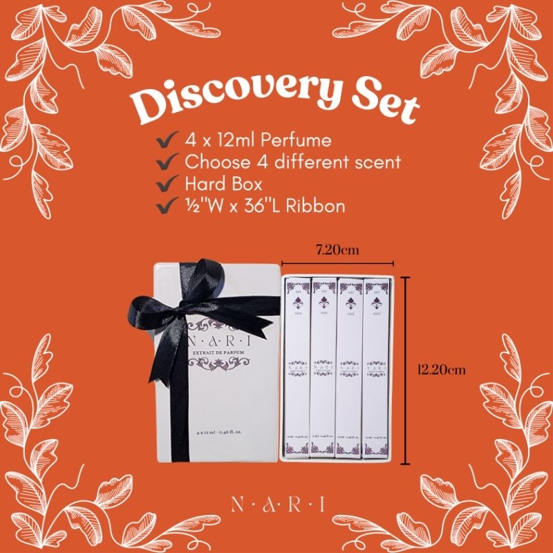 Nari Perfume Discovery Set (4 x 12mls) | Shopee Philippines