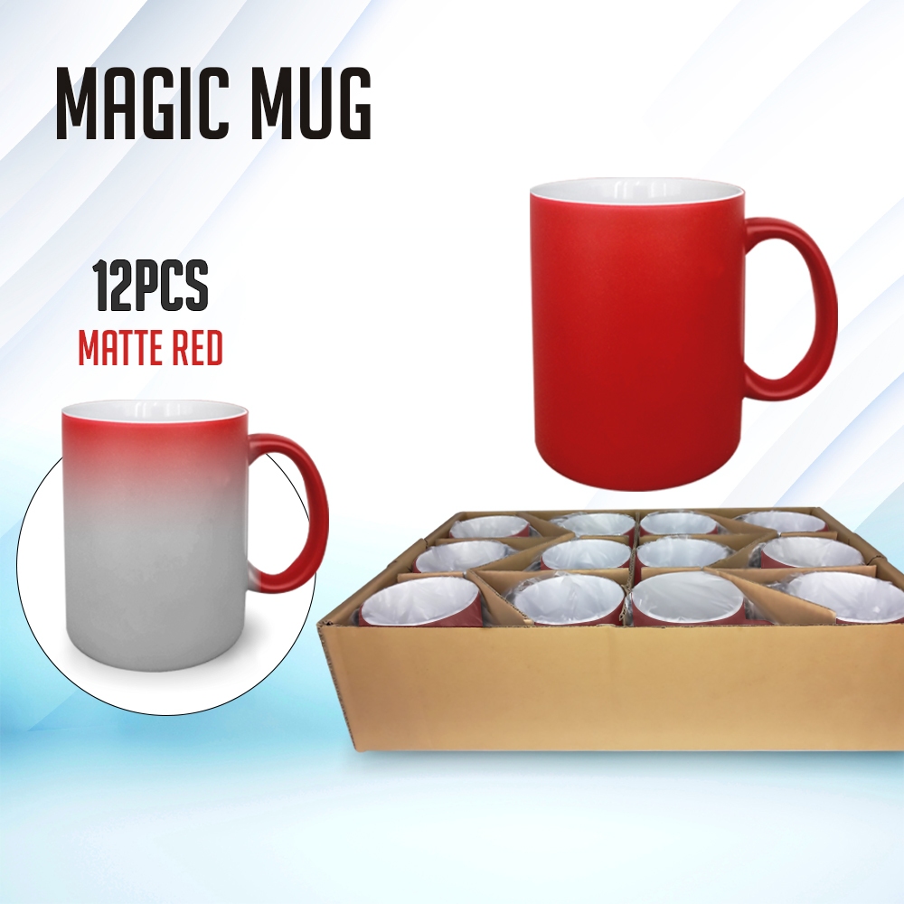 1Box QUAFF Magic Mug Sublimation Printable Coated Mug 11oz Changeable ...