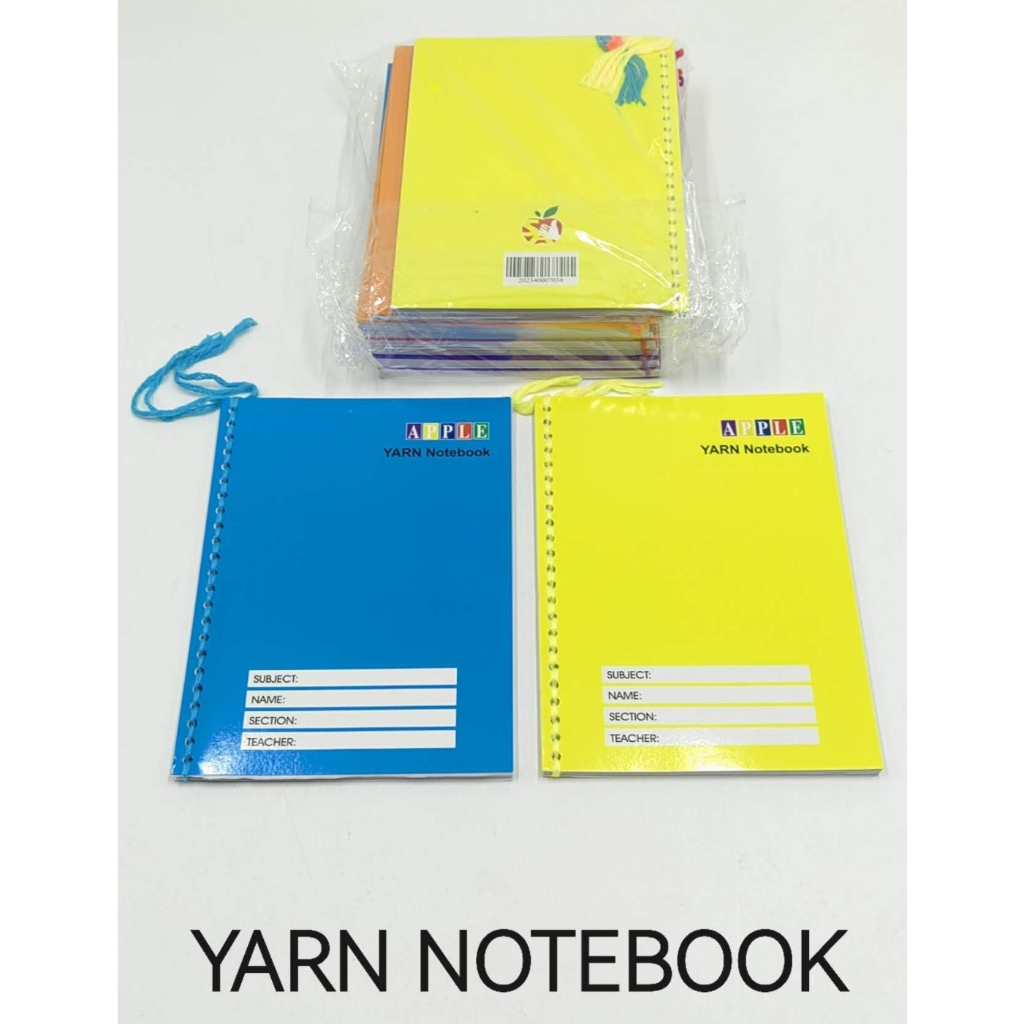 notebook neon university yarn/spiral (70-80 leaves) SOLD PER PIECE ...