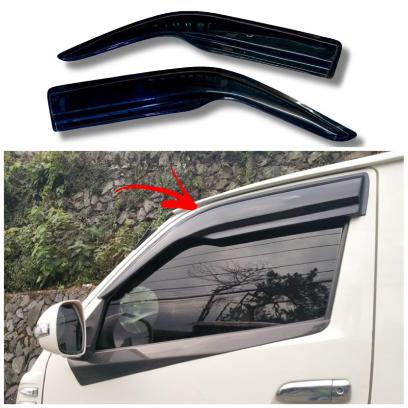Toyota Hiace Decontent Cargo 2020 - 2025 JDM Rain Visor | Shopee ...