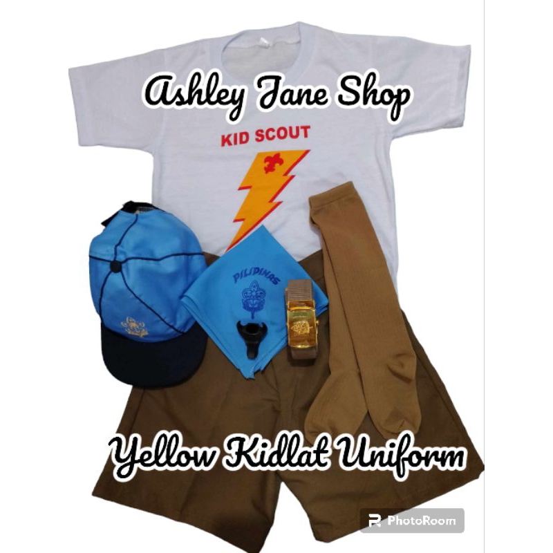 Complete Uniform Set Yellow Kidlat 7n1 | Shopee Philippines
