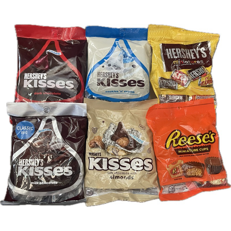 Reese’s & Hershey Miniatures | Kisses Milk Chocolate | Kisses Milk ...
