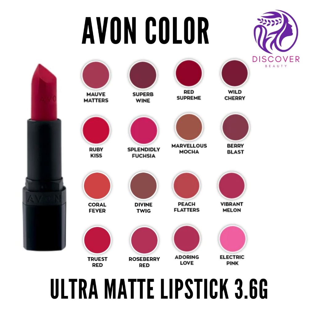 Avon ULTRA MATTE Lipstick 3.6g | Shopee Philippines