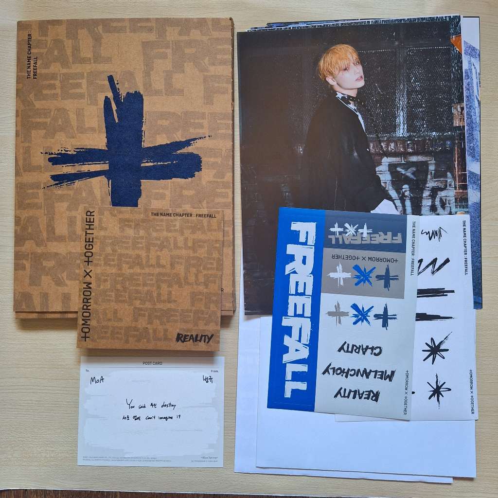 Tomorrow x Together TXT - Unsealed The Name Chapter: Freefall Album ...