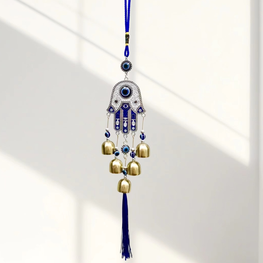 hamsa eye design/Evil Eye Keychain blue Evil Eye Protection/good luck ...