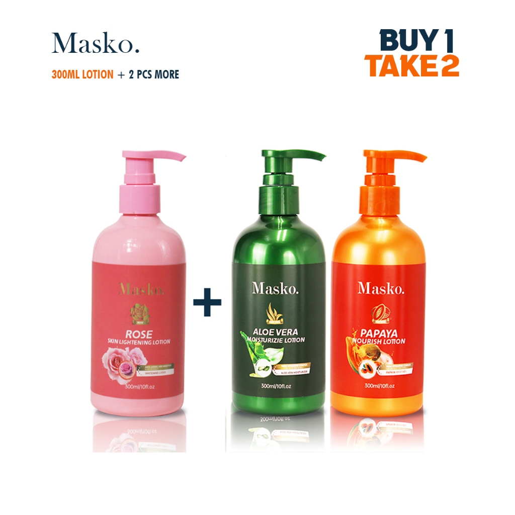 Buy 1 Take 2 Masko. Moisturizing Brightening Hand & Body Lotion 300ml ...