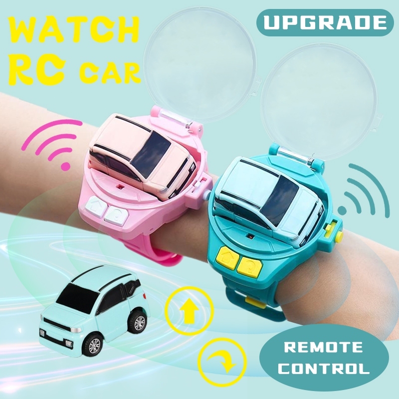 Remote Control Racing Car Kids Mini Racing Remote Control Watch Toy USB ...