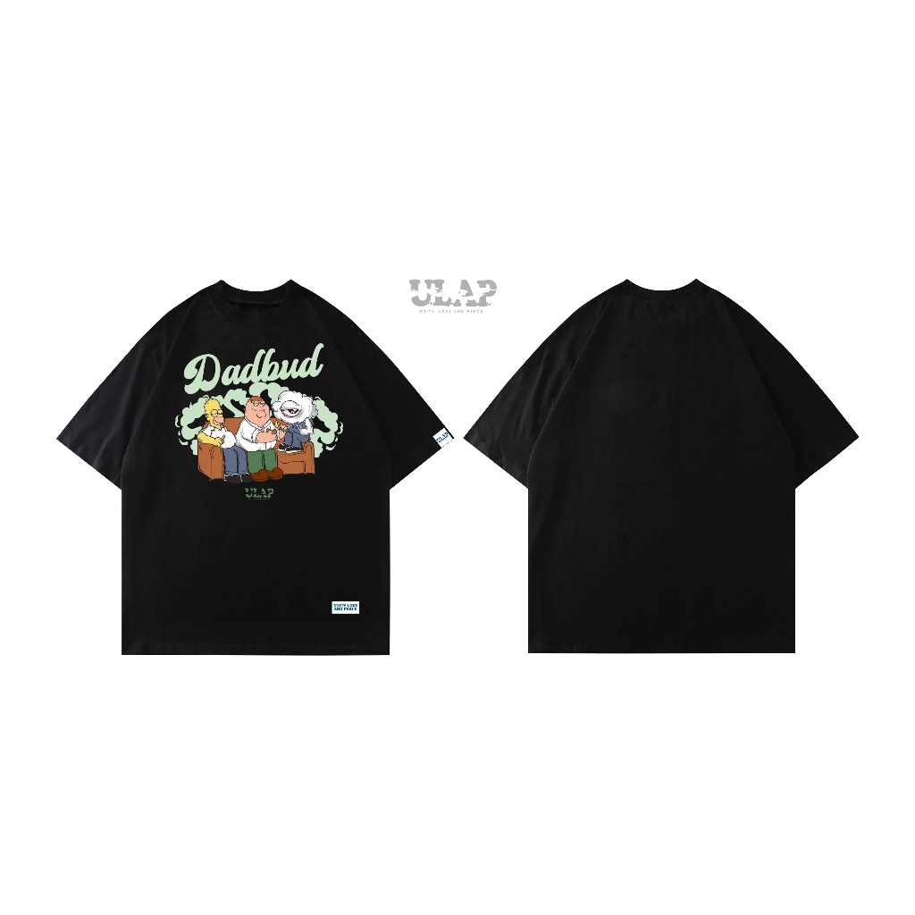 ULAP - DADBUD (Casual Black Tshirt) | Shopee Philippines