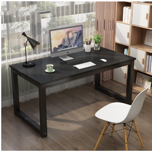 Computer Table Desk, 140/120/100/80cm Solid Wood Furniture Home Study ...