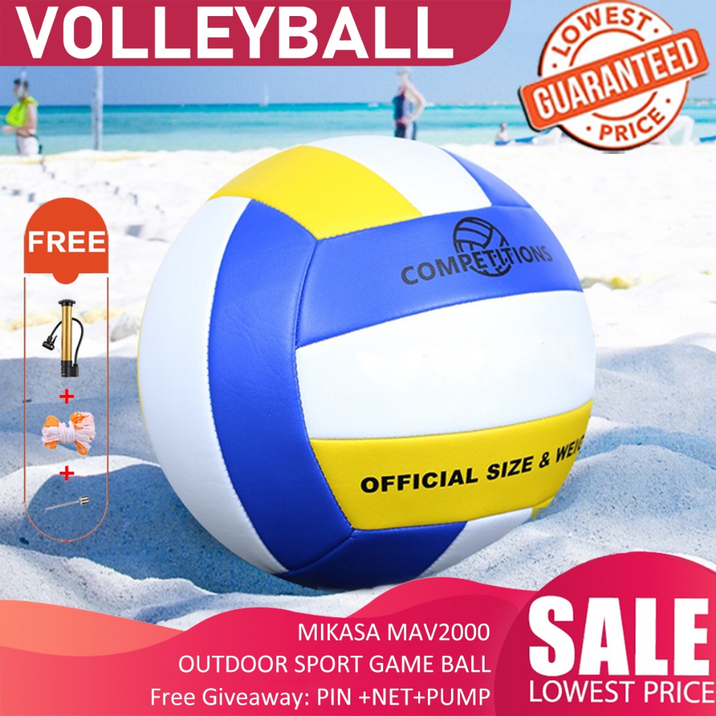 MIKASA MVA200 Volleyball Ball Outdoor Sport Game Ball Beach Volleyball ...