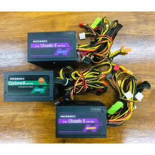 Real TRUE RATED 500W 600W with GPU 8 PIN 6 PIN Power Supply PSU ...