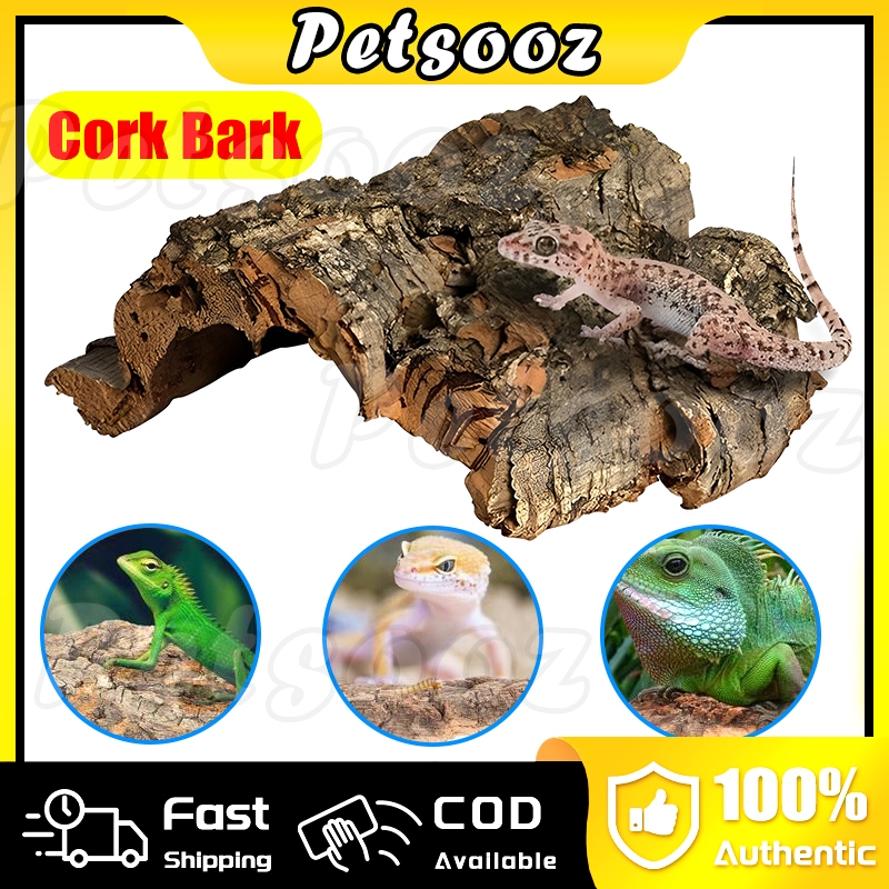Natrual Wood Cork Bark for tarantula reptile hide cave Cork Bark Hide ...