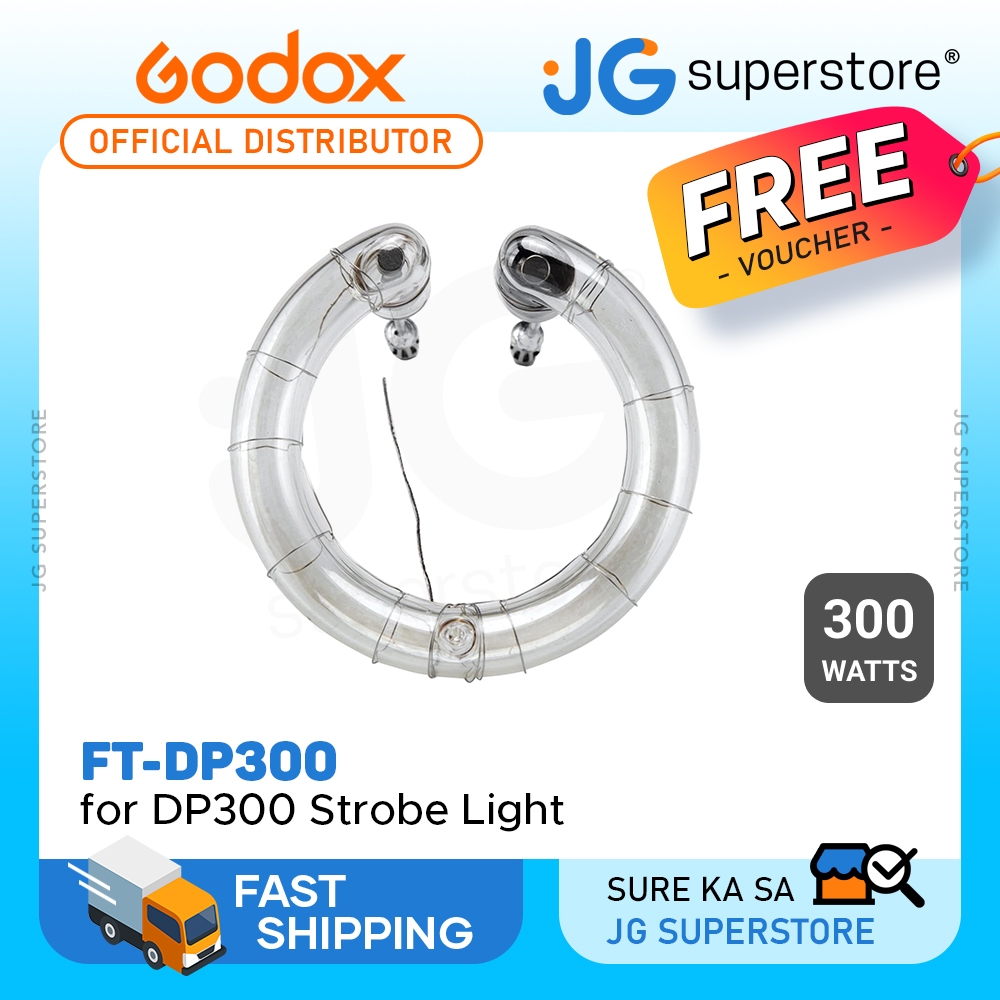 Godox FT-DP300 300W Replacement Spare Ring Flash Tube for DP300 Strobe ...