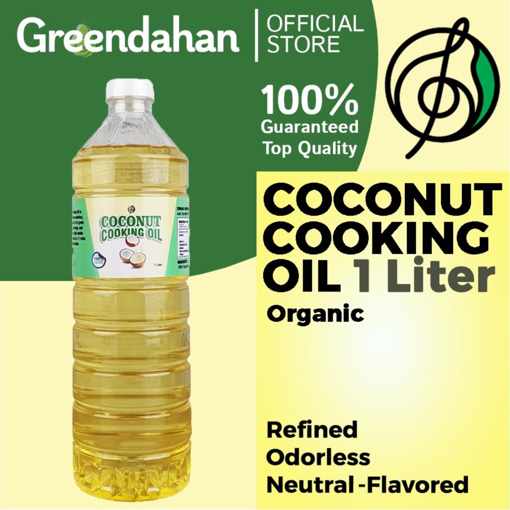 GREENDAHAN /Pure Coconut Cooking Oil 1L - RBD, Keto Friendly | Shopee ...
