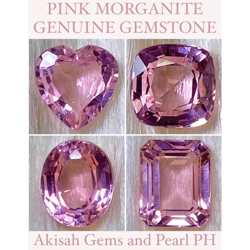 PINK MORGANITE - GENUINE GEMSTONE. GRADE AAA. LOOSE STONE ONLY ...