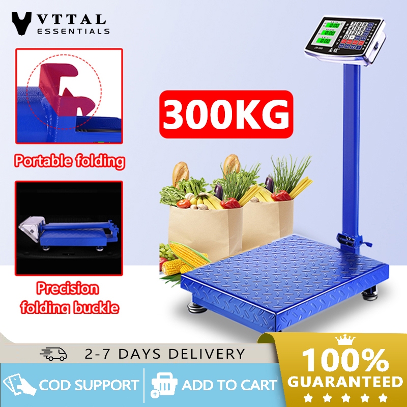 150Kg/300Kg Rechargeable High Accuracy Digital Platform Scale Digital Electronic Weighing Scale ...