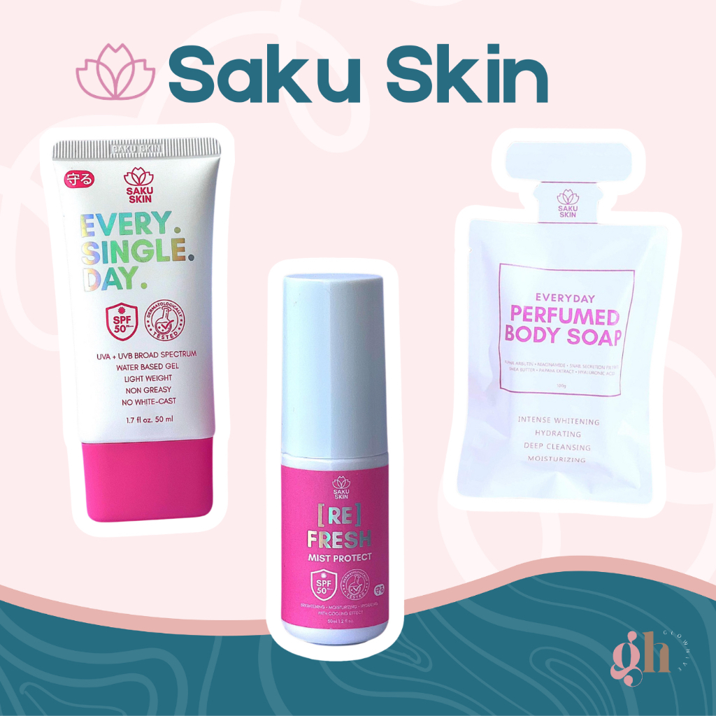 SAKU SKIN SUNSCREEN REFRESH MOST AND PERFUMED BODY SOAP | Shopee ...