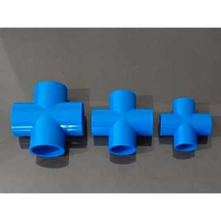 PVC BLUE CROSS TEE | WATERLINE FITTINGS | SIZE 1/2(20MM , 3/4(25MM) , 1 ...