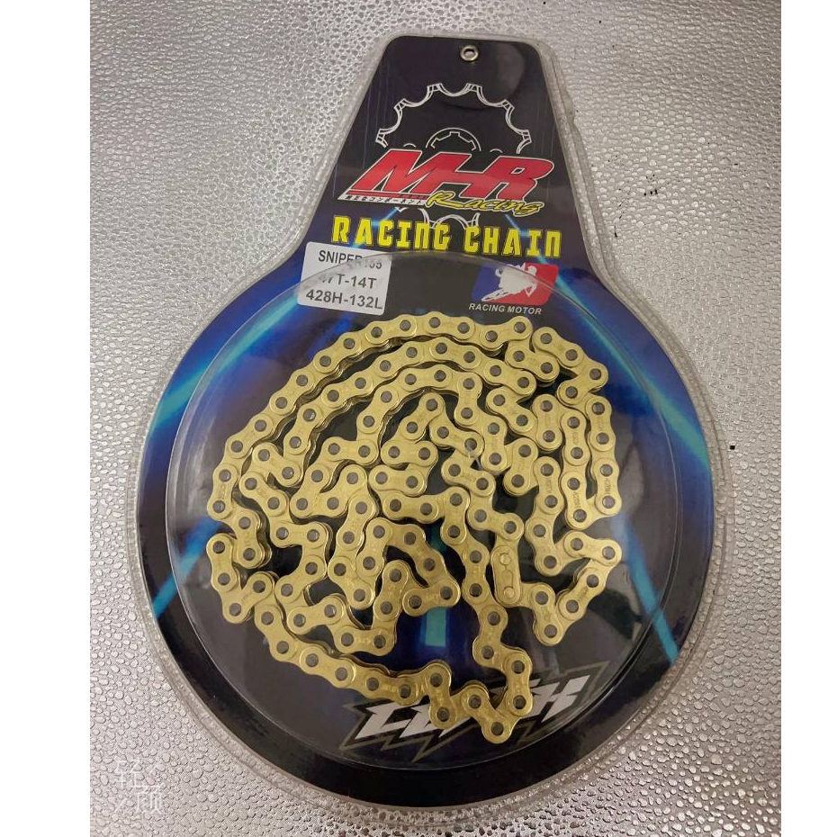 SNIPER 155 Sprocket Gold Chain Set Motorcycle (47T/48T-14T-428H-132L ...