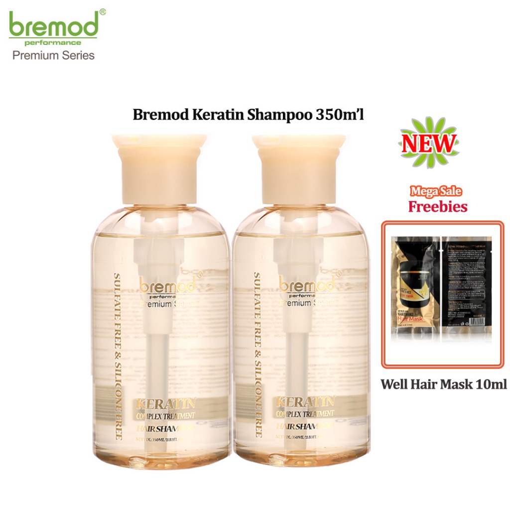 Bremod PREMIUM Series Shampoo Conditioner 350ML Keratin Complex ...