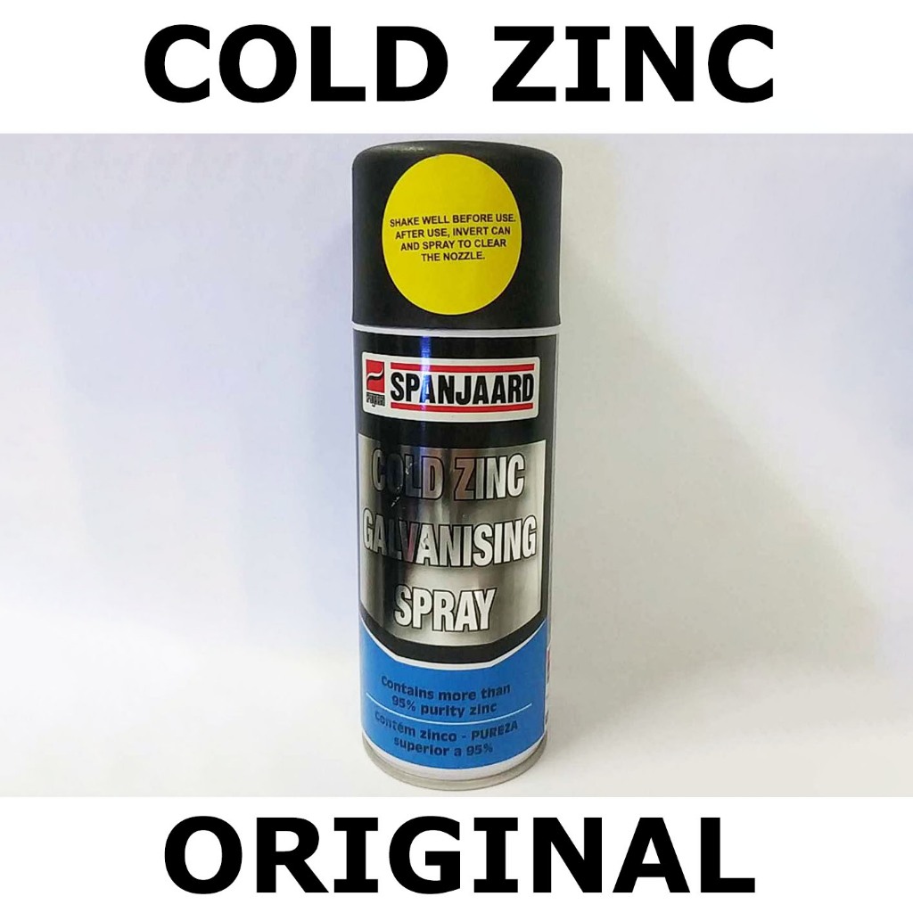 ORIGINAL SPANJAARD COLD ZINC GALVANISING SPRAY ( 400ML ) GALVANIZING