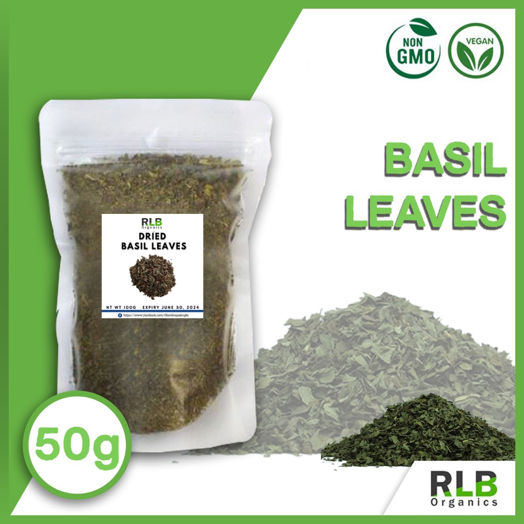 50 grams Dried Basil Leaves Kitchen Condiments Cooking Essentials for ...