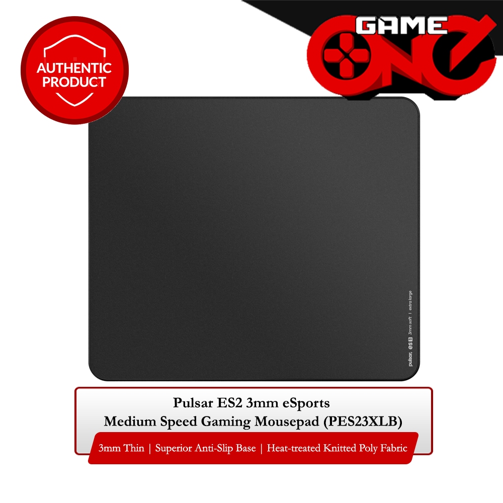 Pulsar ES2 3mm eSports Medium Speed Gaming Mousepad (PES23XLB) - XL | Shopee Philippines