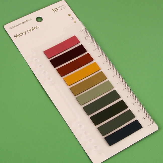 Morandi Sticky Note Tab 200Pcs Light Writable Index Annotation Markers ...