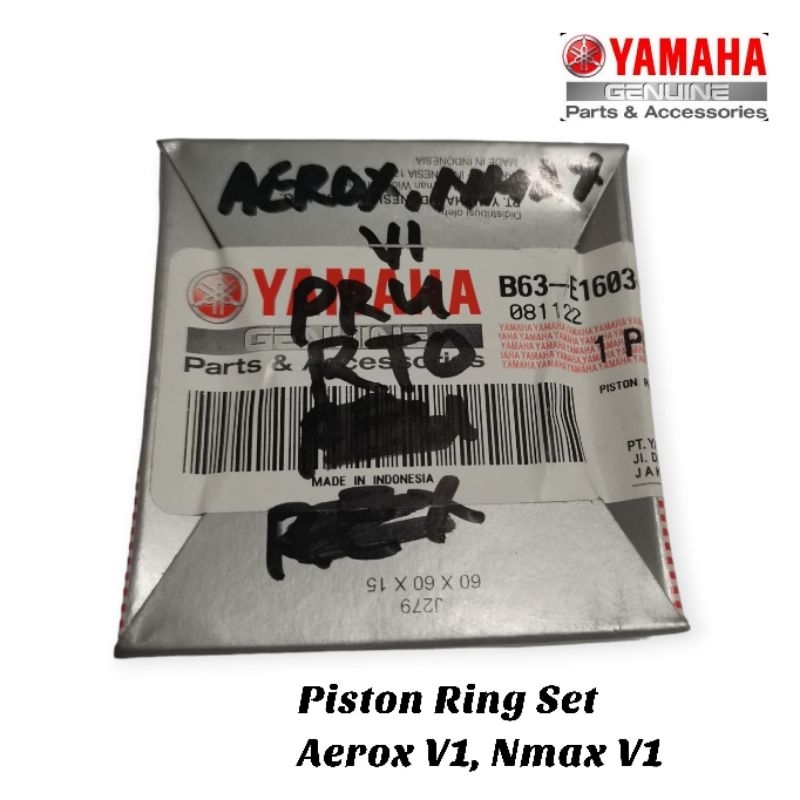 Piston Ring Set for Aerox V1, Nmax V1 YAMAHA GENUINE PARTS | Shopee ...