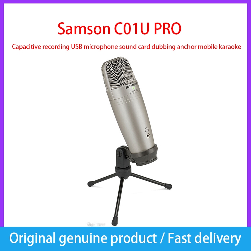 Samson C01U PRO USB Condenser Recording Microphone Mic Large Diaphragm ...
