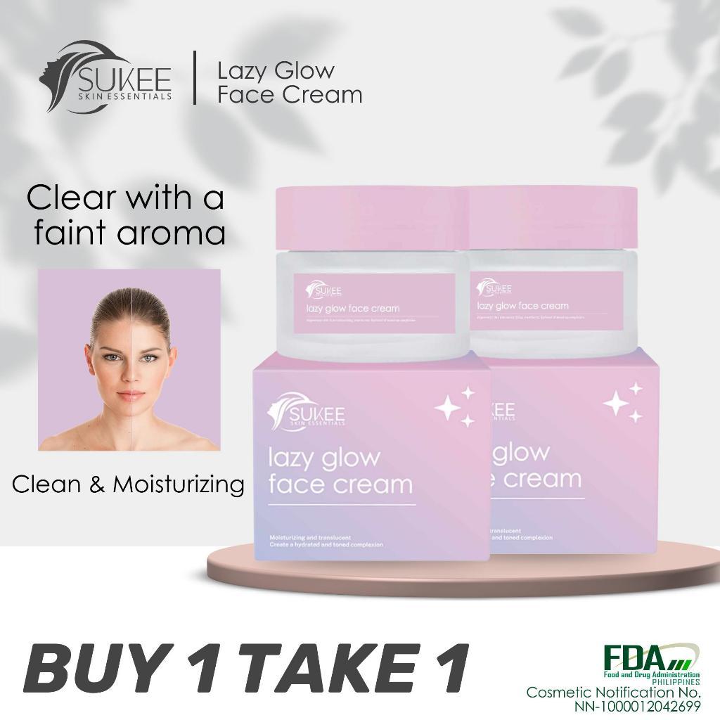 (012) SUKEE Lazy Glow Face Cream 50g FREE LAZY GLOW FACE CREAM 50G ...