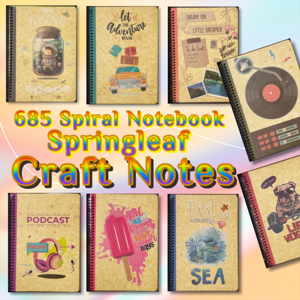 Springleaf 685 Craft Notes Spiral Notebook 80 leaves single-loop ...