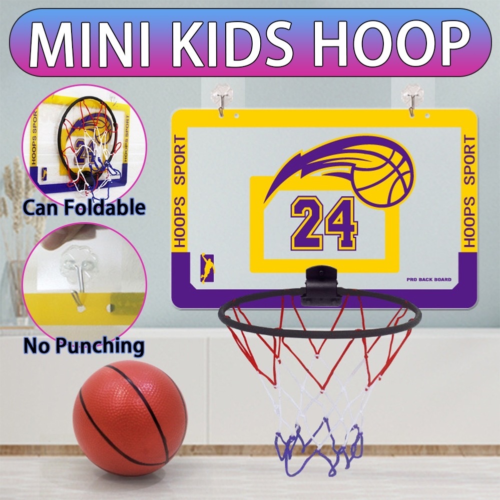 Basketball Kids Hoop Mini Game Indoor Rackchildrenfavor Wall ...
