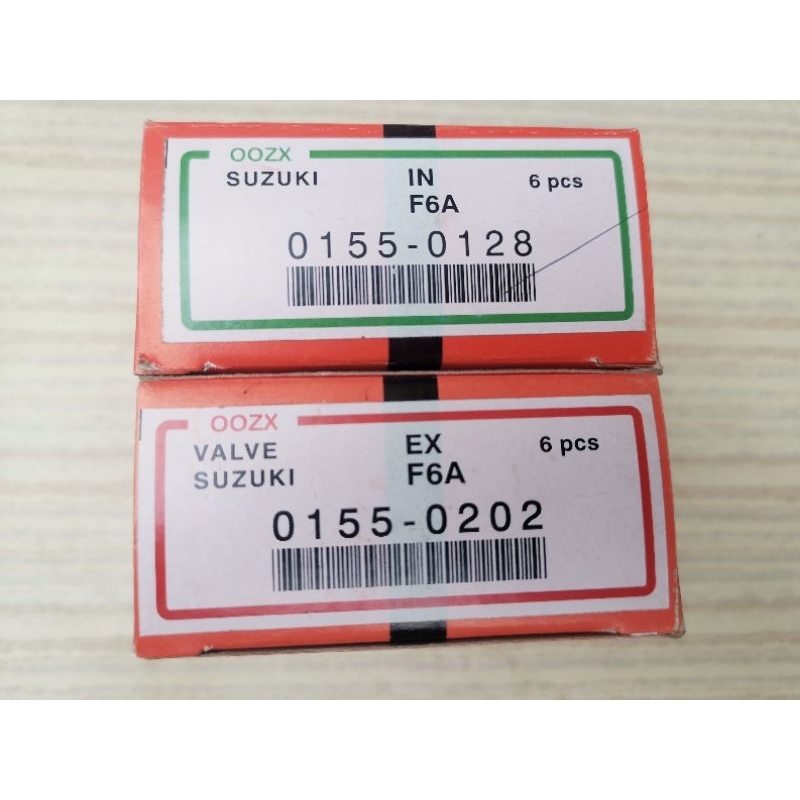 Engine Valve Suzuki F6A 6pcs Intake 6pcs Exhaust SET FUJI A | Shopee ...