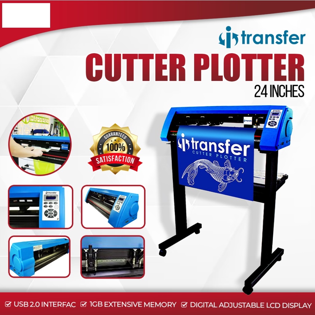 i-Transfer Vinyl Cutter Plotter 24" Auto Contour Large Format Cutter ...