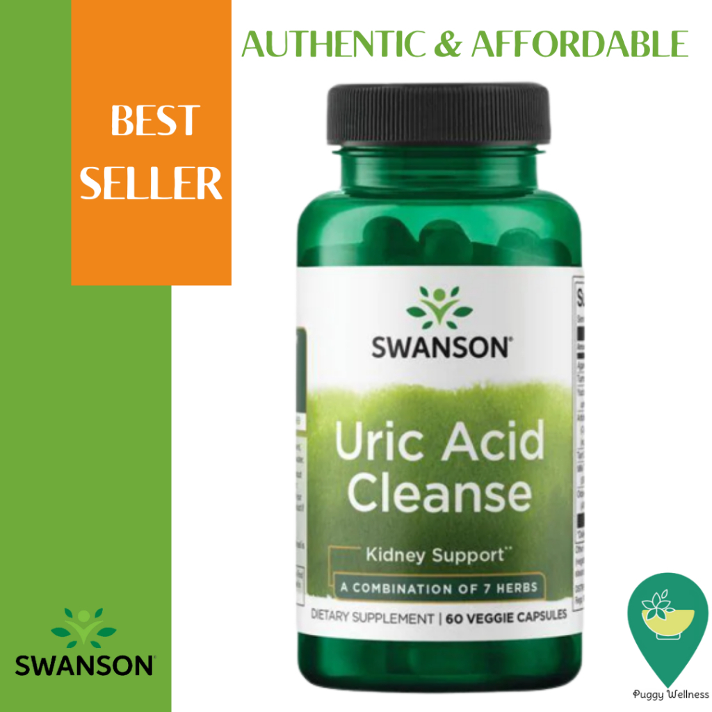 Swanson Uric Acid Cleanse 60 Caps Kidney Support Expiry: 12/2025 ...