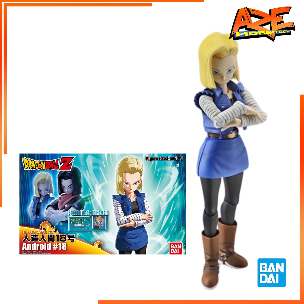 FIGURE RISE Standart Dragon Ball Z Android 18 New Packaging Model kit ...