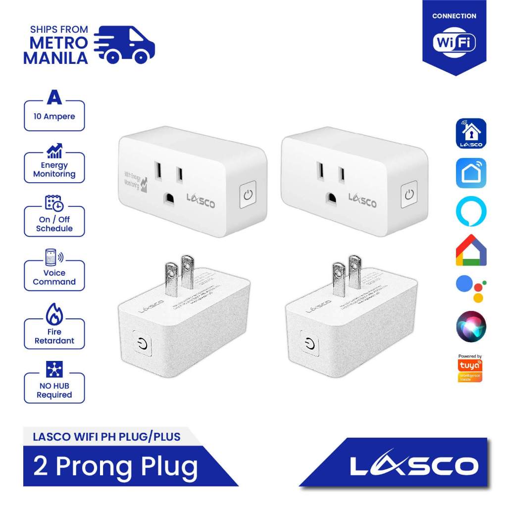 LASCO WIFI Smart PH Plug or PH Plug Plus w/ Energy Monitor Socket ...