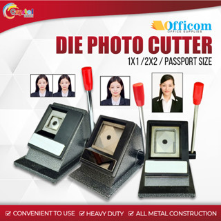 Officom Photo ID Cutter Table Top Die ID Cutter/ 1x1 /2x2 / Passport ...