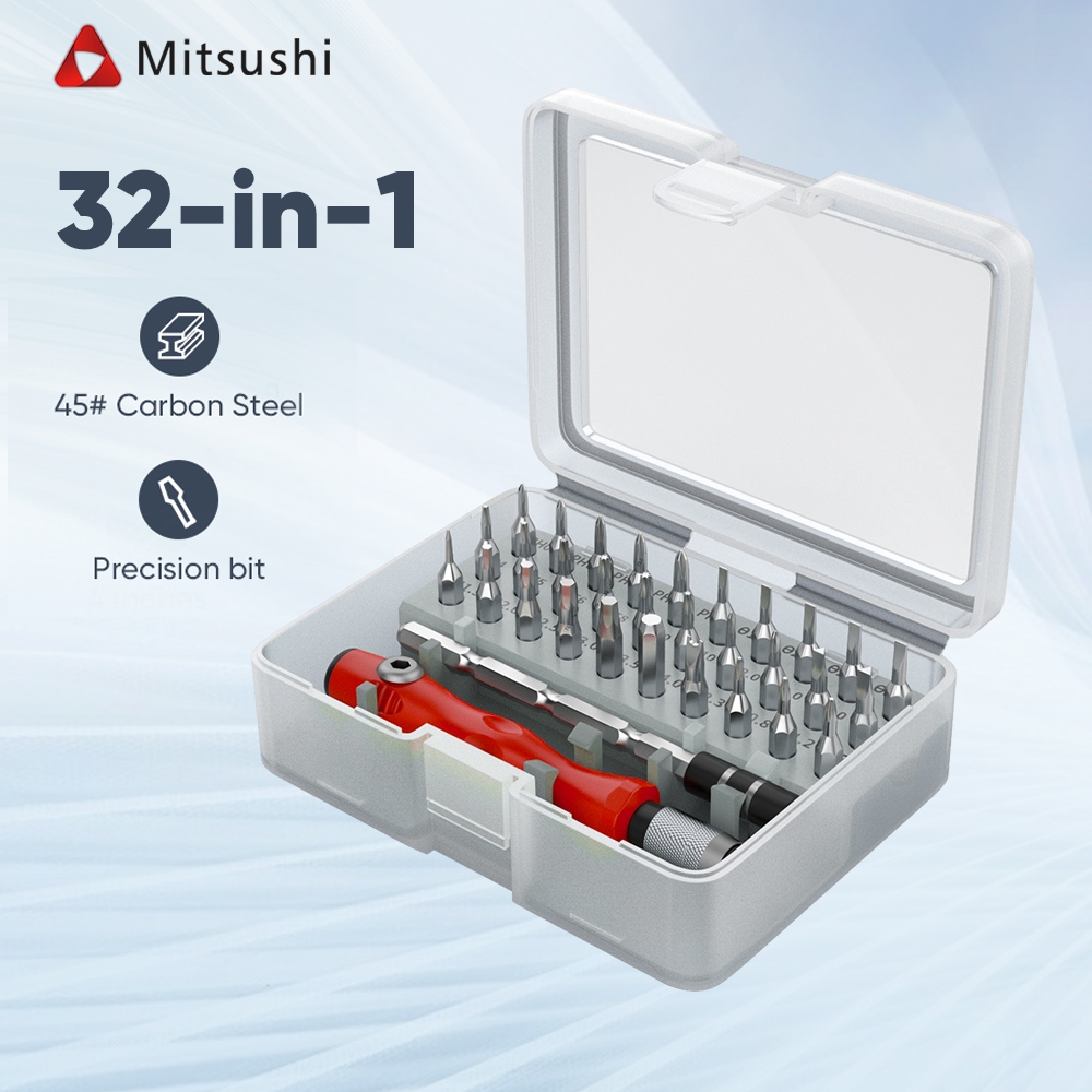 Mitsushi 32In1 Screwdriver Set Mini Electronic Screwdriver Bits Multi ...