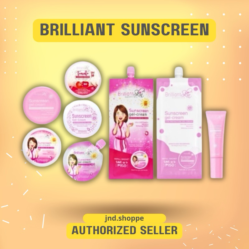 Brilliant Skin Sunscreen 50g 13g | hydrating sunscreen 50g | Shopee ...